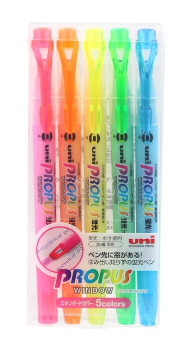 Uni- Propus Window 5 Piezas – Paperks Stationery